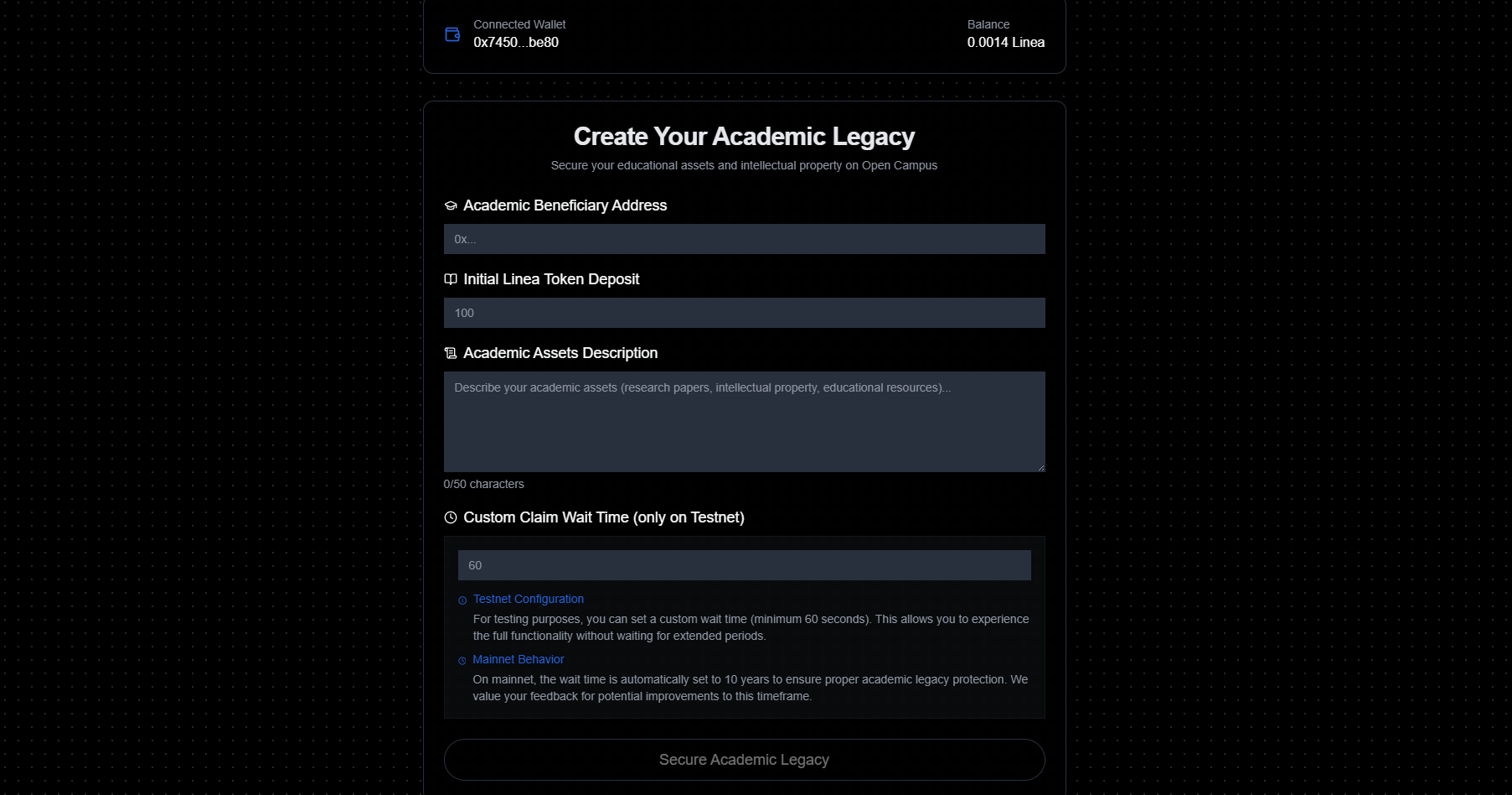 LINEA LEGACY - HackQuest